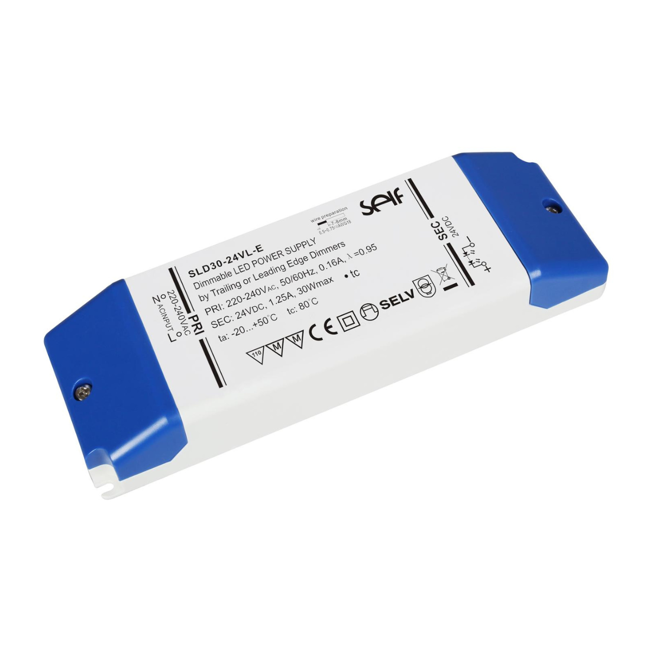 SELF SLD30-12VL-E (30W/12V) LED-Netzteil (Phasenanschnitt / Triac dimm – Netzteilshop24.de